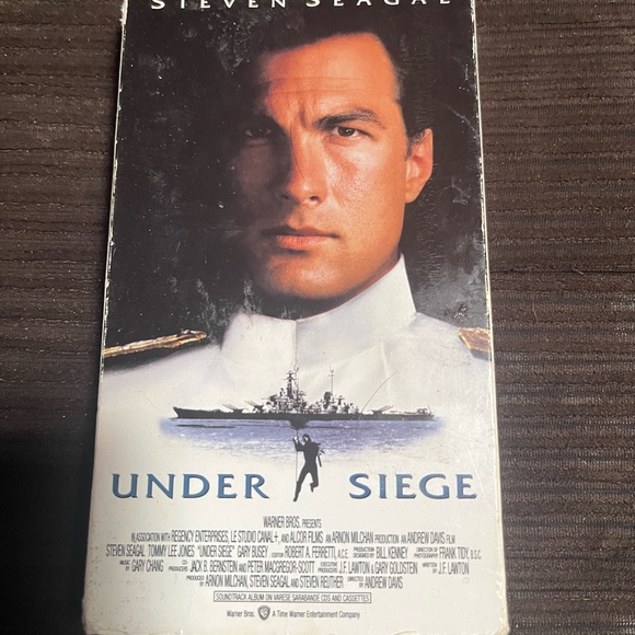 Media | Under Siege Vhs Tape Action Thriller | Poshmark